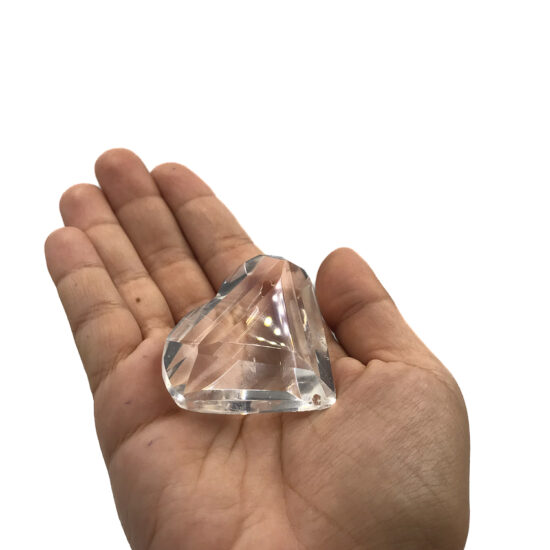 Crystal Faceted Hearts - Minec | Wholesale Minerals from Brazil